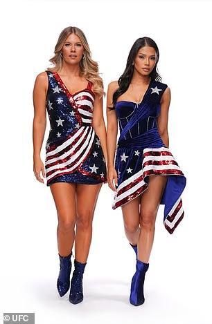 Fans blast ring girls' overly patriotic outfits for UFC Freedom 250 ...