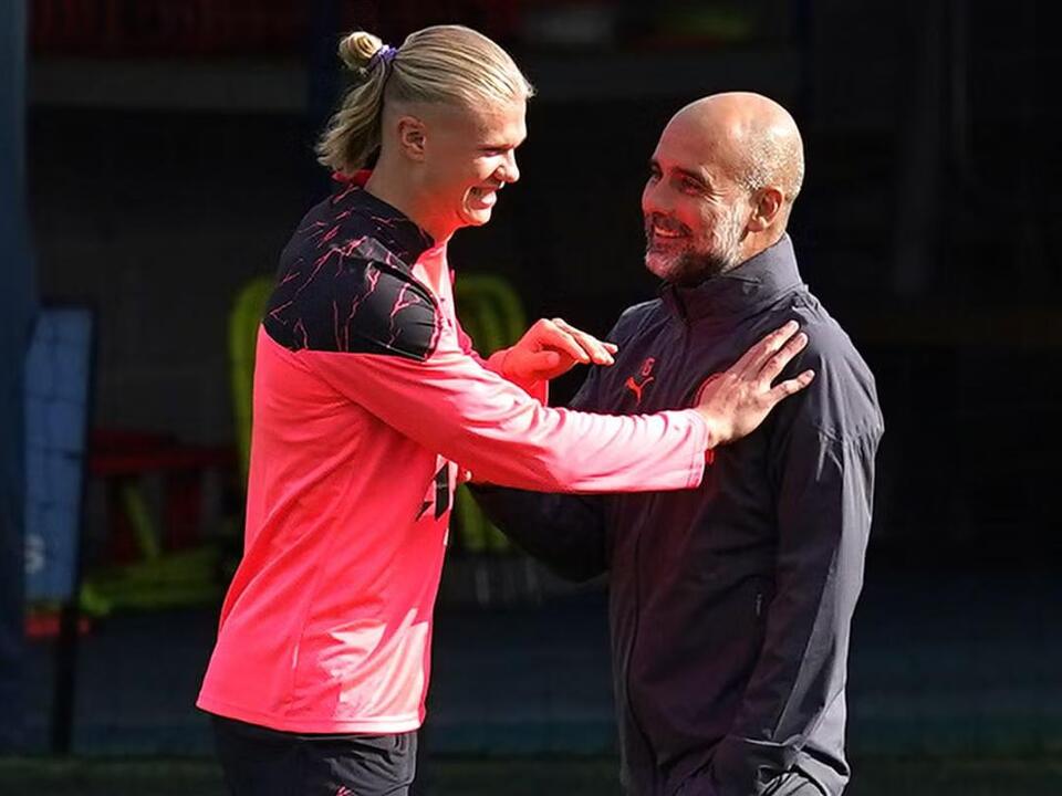 It’s scary – Pep Guardiola wants Erling Haaland to press teams ‘like an ...