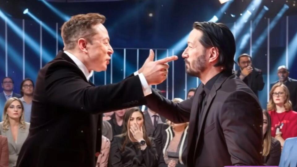 Fact Check: Did Keanu Reeves and Elon Musk debate in viral video ...