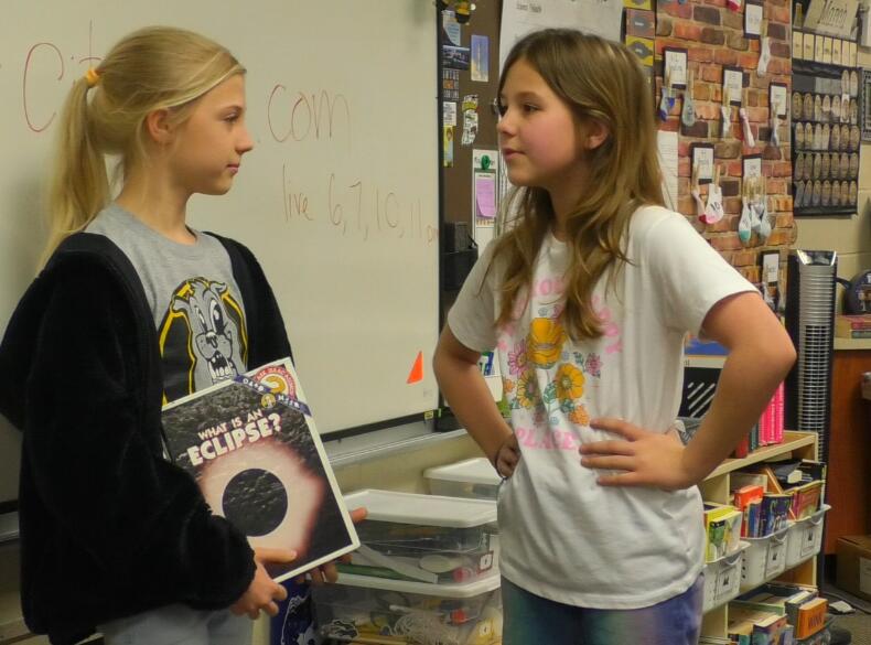 Eclipsed minds: Dayton Elementary studies the solar eclipse - NewsBreak