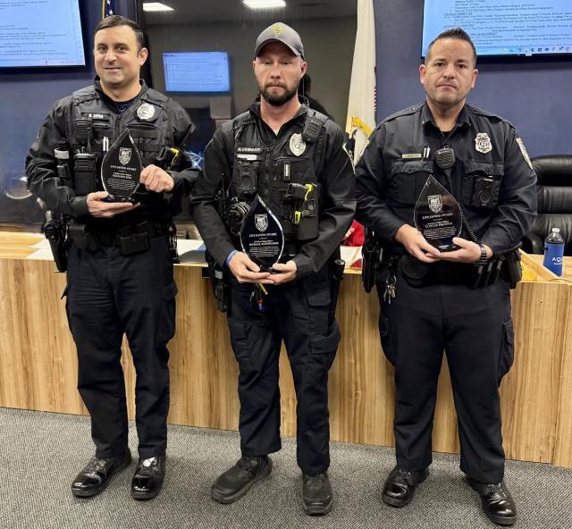 Swansea/O’Fallon Police Officers Honored For Life-Saving Crash Response ...