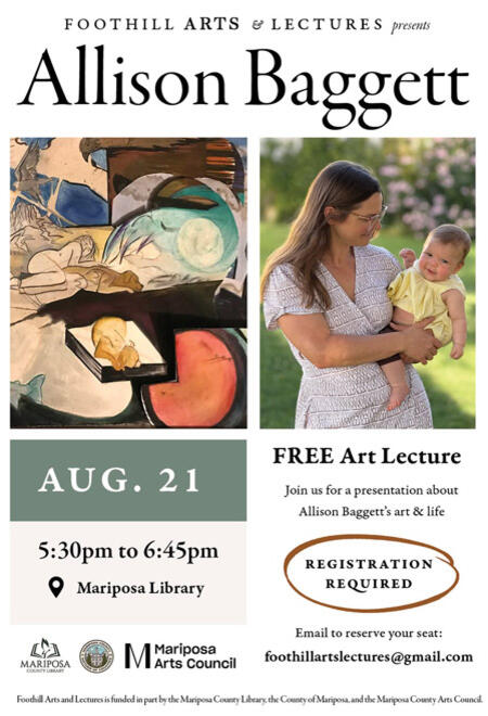 Mariposa County Library to Feature Allison Baggett at Foothill Arts ...