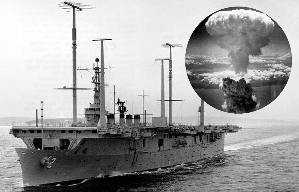 The USS Northampton (CC-1) and USS Wright (CC-2) were converted into ...