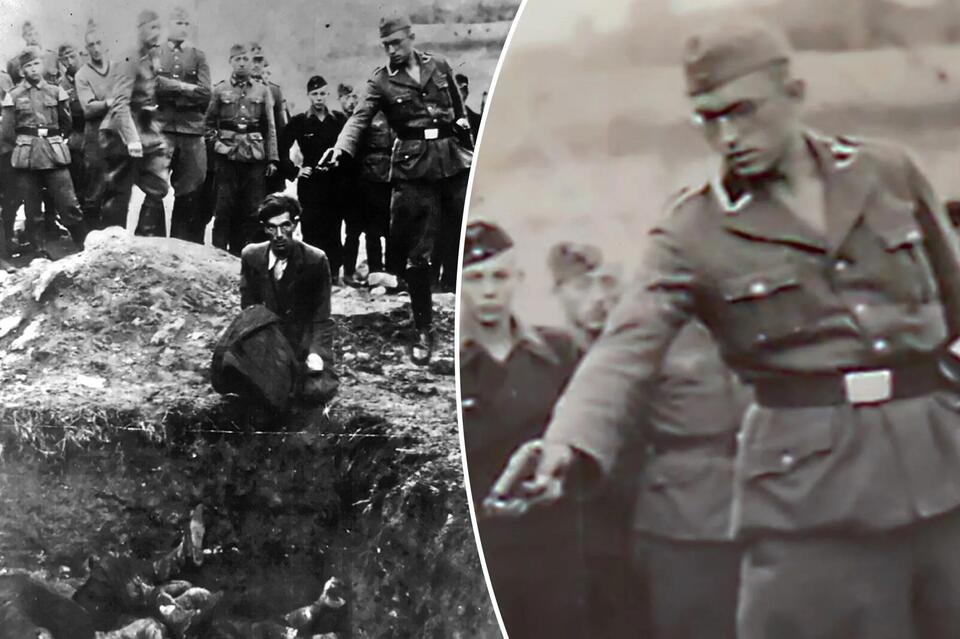 Name of Nazi executioner in horrific WWII photo revealed using AI after ...