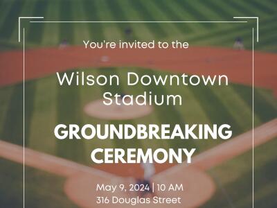 Groundbreaking for Mudcats stadium is Thursday