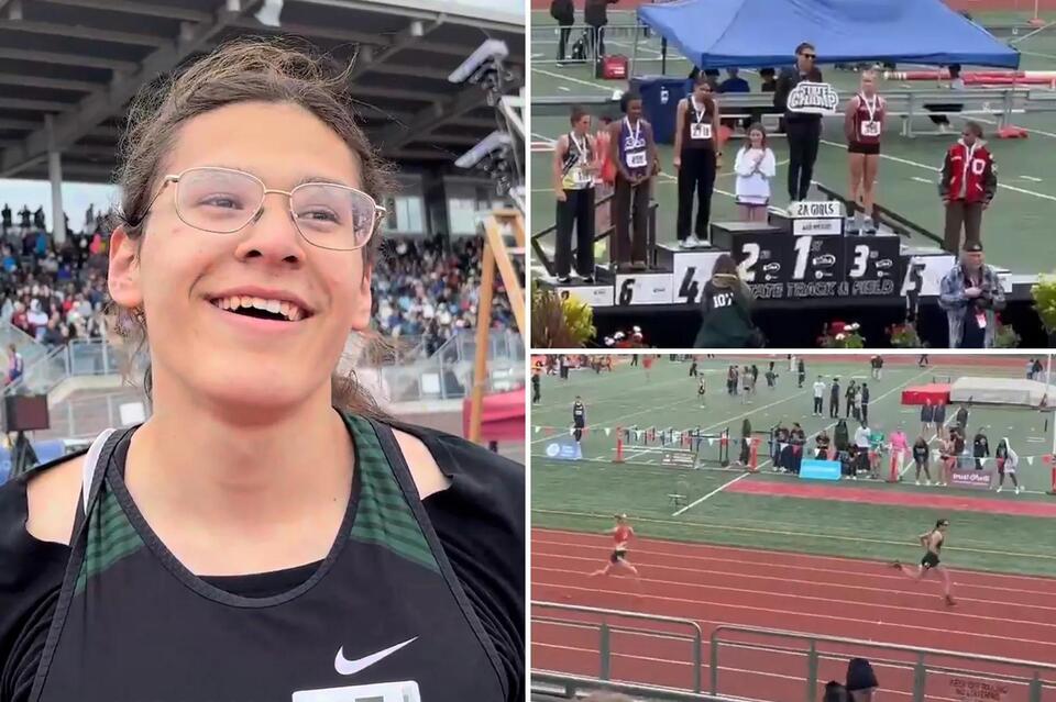 Trans athlete tells critics to ‘get a life’ after dominating girls ...