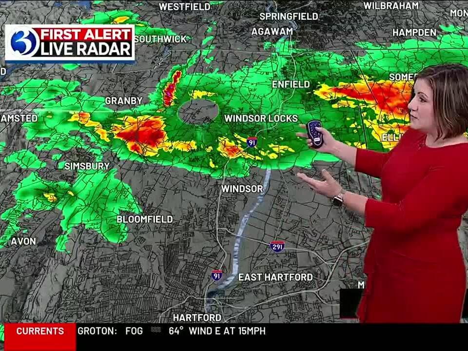 Scattered rain at times today, then a FIRST ALERT for early evening ...