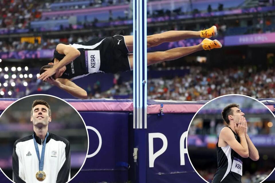 Olympic high jumper Hamish Kerr goes viral for diving under bar before ...