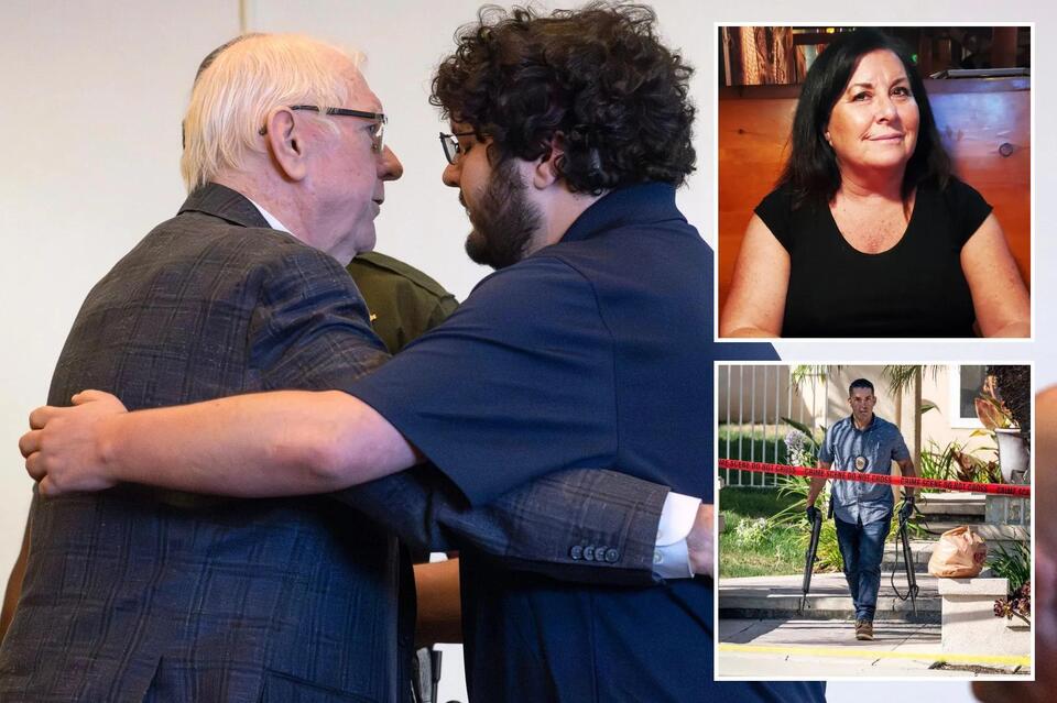 California judge Jeffrey Ferguson hugs son as he’s convicted of ...