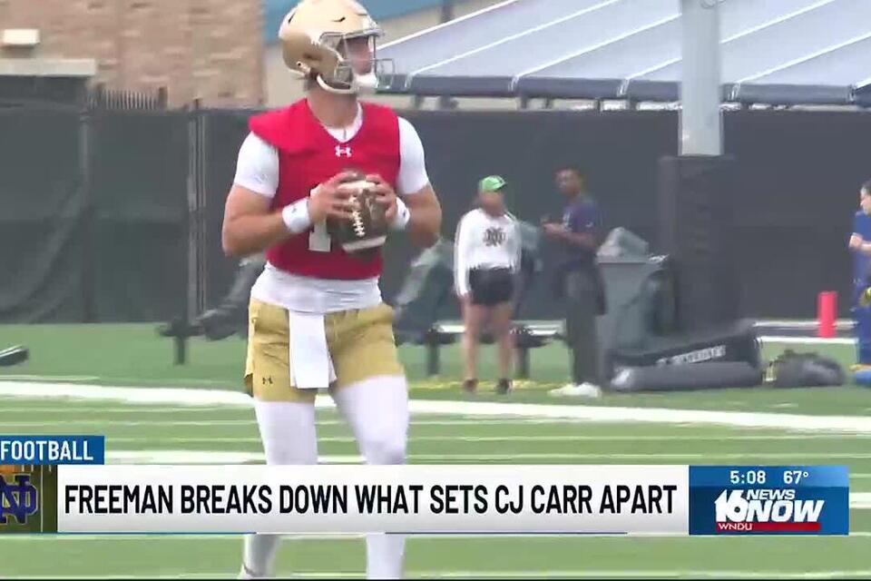 Marcus Freeman breaks down what sets CJ Carr apart - NewsBreak