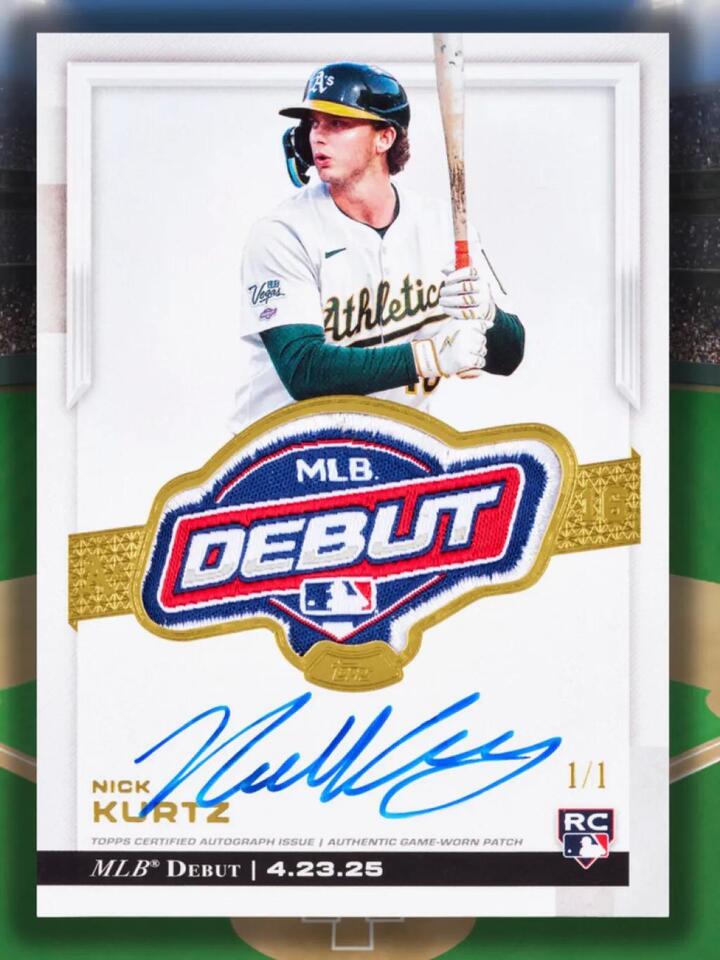 Nick Kurtz’s Topps Rookie Debut Patch Sells For $516K - NewsBreak