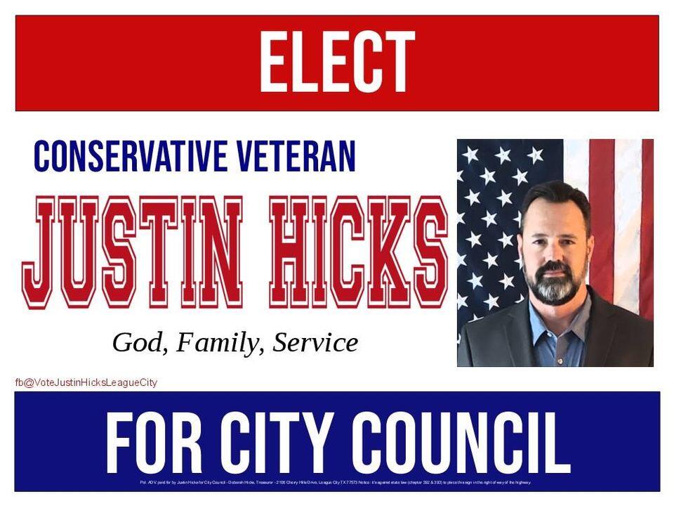 Hello League City Family, Meet Justin Hicks