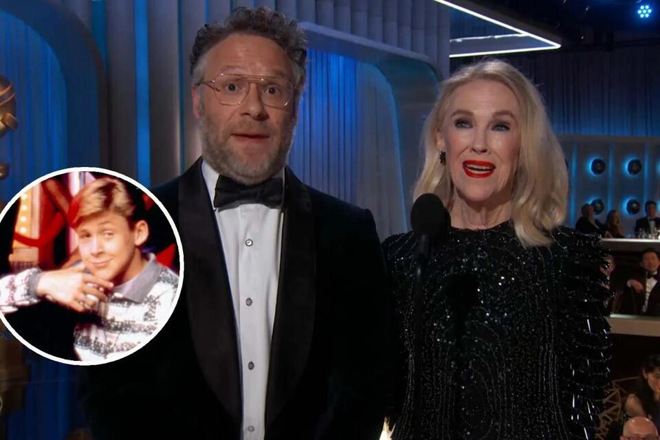 Golden Globes 2025: Seth Rogen Censored By CBS After Joking About Ryan ...