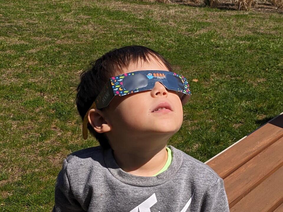 Kent Islanders view eclipse