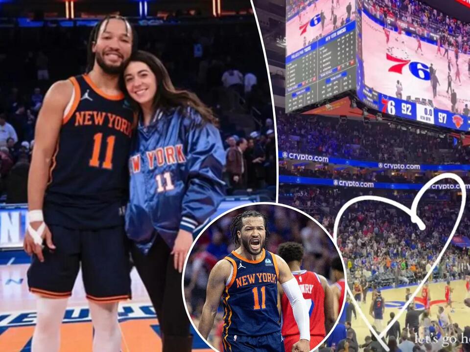 How Jalen Brunson’s wife celebrated his historic game in Knicks ...