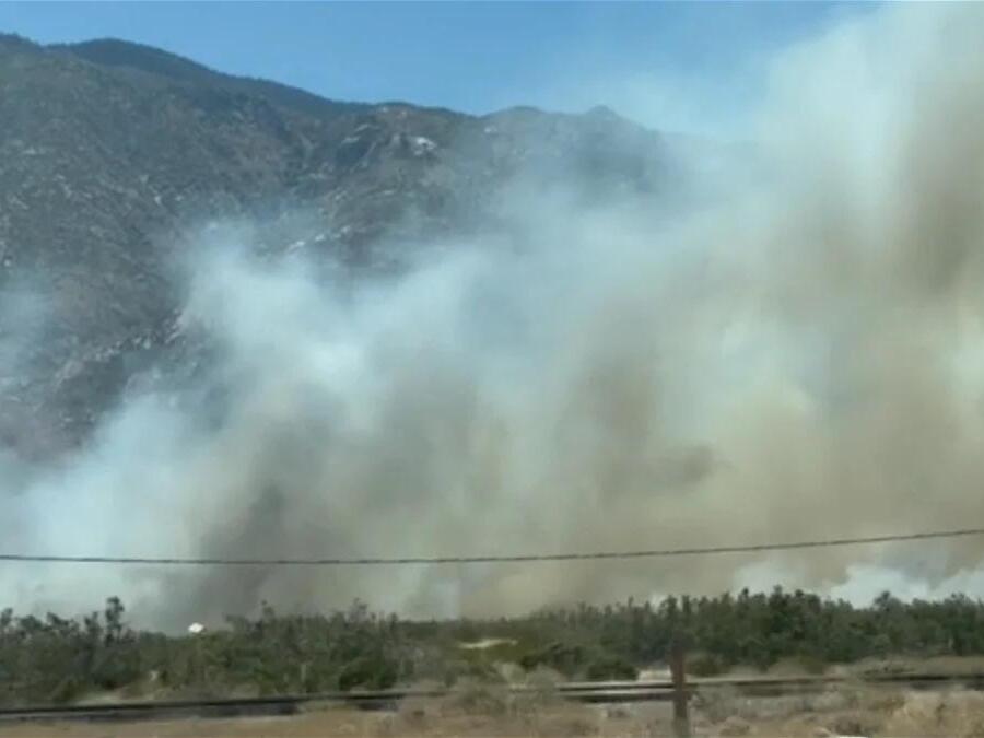 64-acre brush fire in Cabazon now at 100% containment