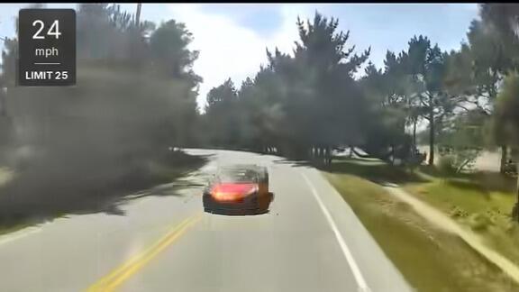 High-Speed Crash Rocks California's Pebble Beach as Corvette Driver ...