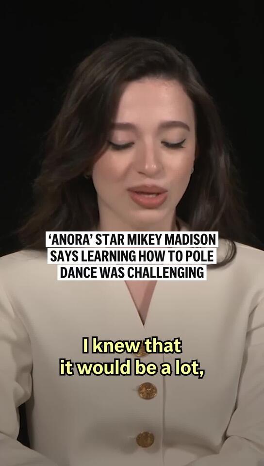‘Anora’ star Mikey Madison says learning how to pole dance was ...