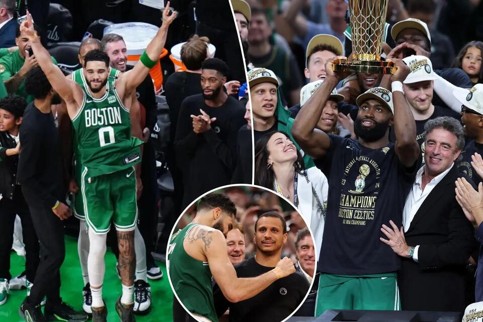 Celtics win record 18th NBA championship with Game 5 rout of Mavericks ...