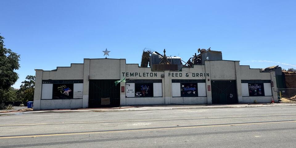 Templeton Feed & Grain fire sparks rebuilding plans rooted in heritage ...