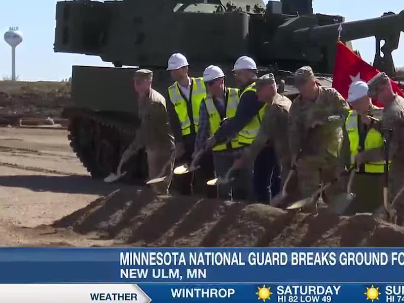 Minnesota National Guard breaks ground for new armory