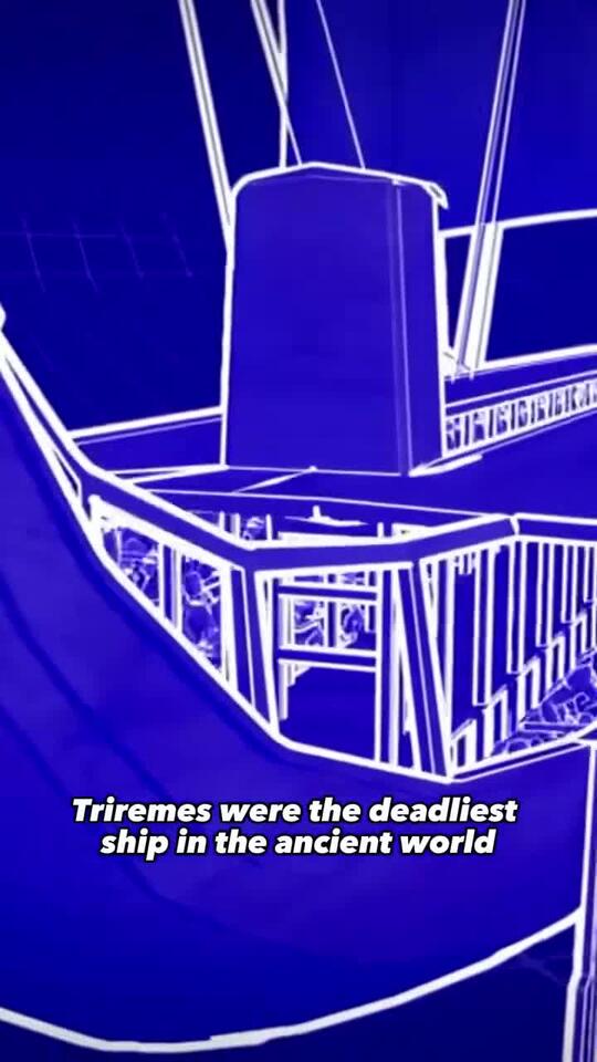 Triremes were the best ship in the ancient world #history # ...