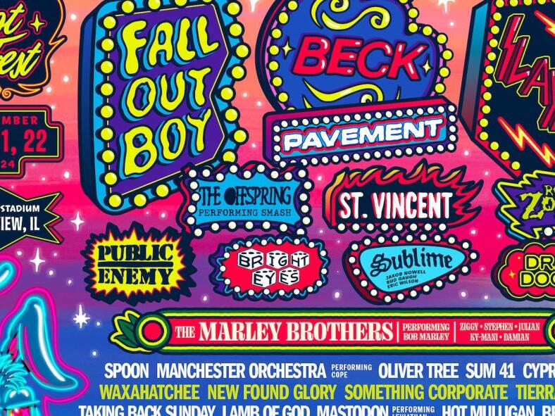 Riot Fest 2024 lineup: Fall Out Boy, Slayer, Pavement, NOFX, Offspring ...