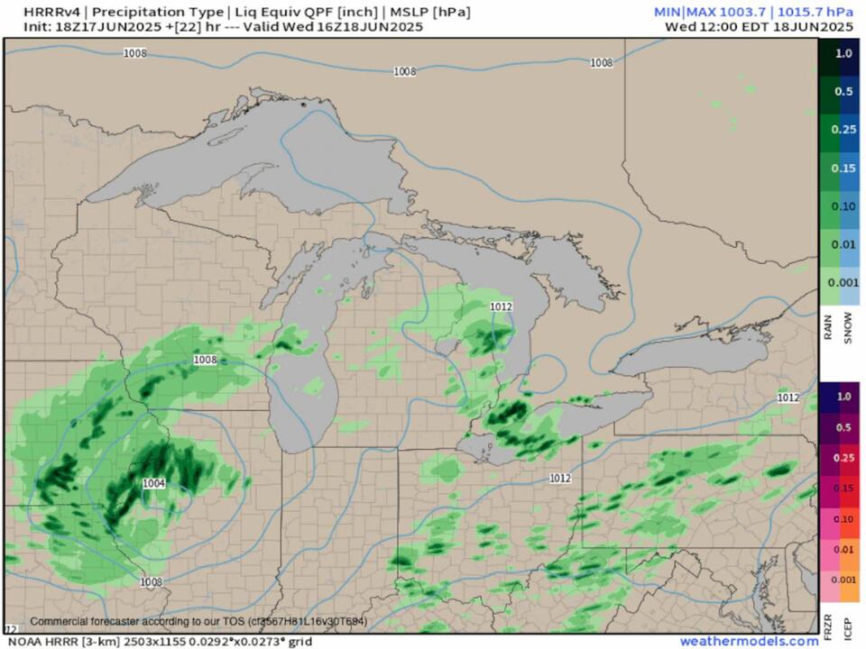 Heavy rain to fall over Michigan; See where 2 inches or more are ...