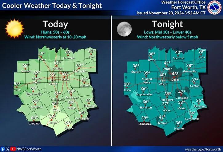 Chilly Wednesday morning with cool days ahead - NewsBreak