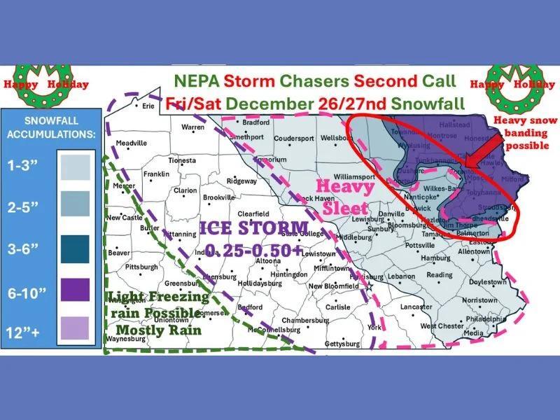 Pennsylvania Winter Storm Expected to Bring 6–10 Inches of Snow, Up to ...