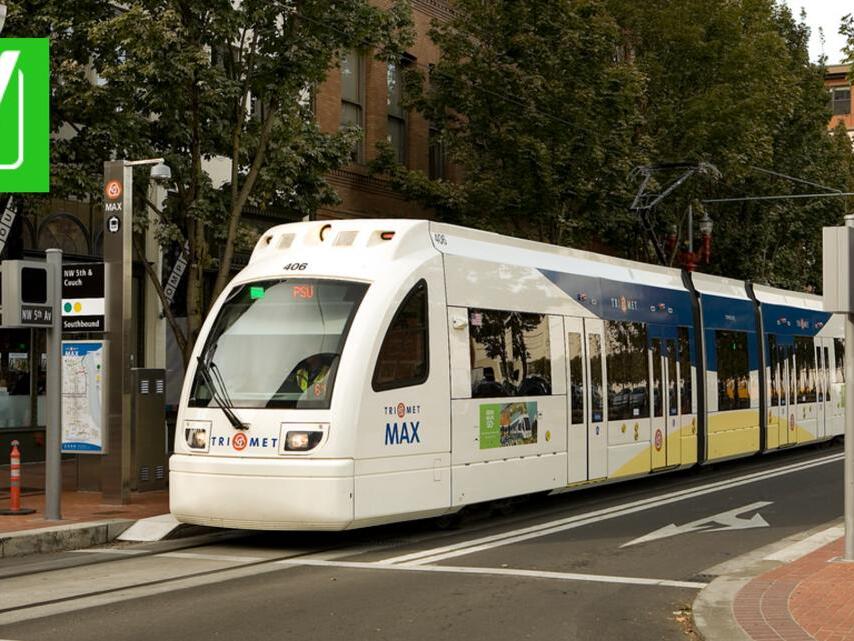 Yes, TriMet MAX trains have to slow down when it's very hot out
