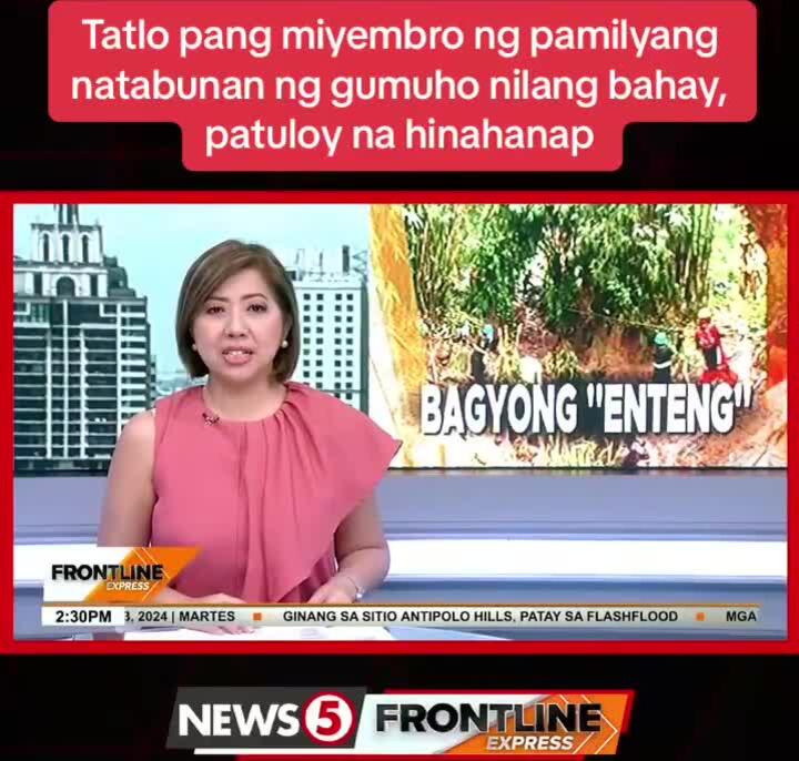 Nasa 12 ang napaulat na nasawi sa pananalasa ng Bagyong #EntengPH, kabilang ang pitong katao sa ...