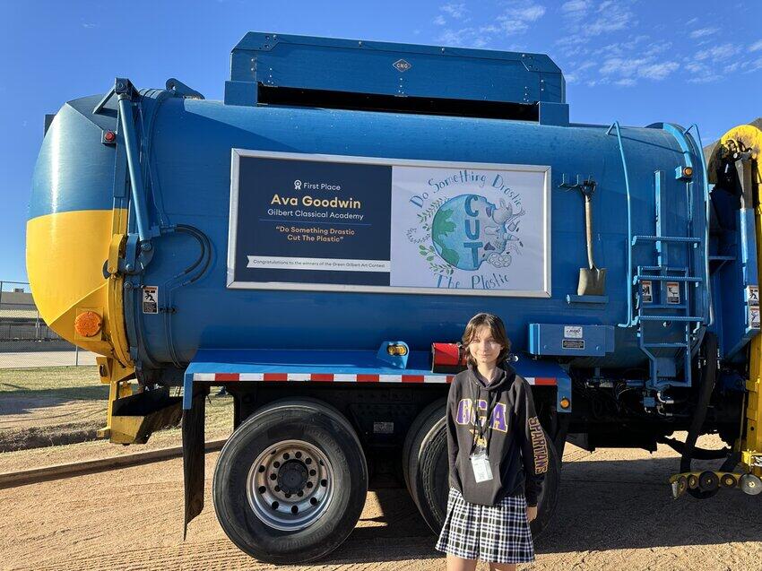 Students to have artwork on Gilbert utility trucks