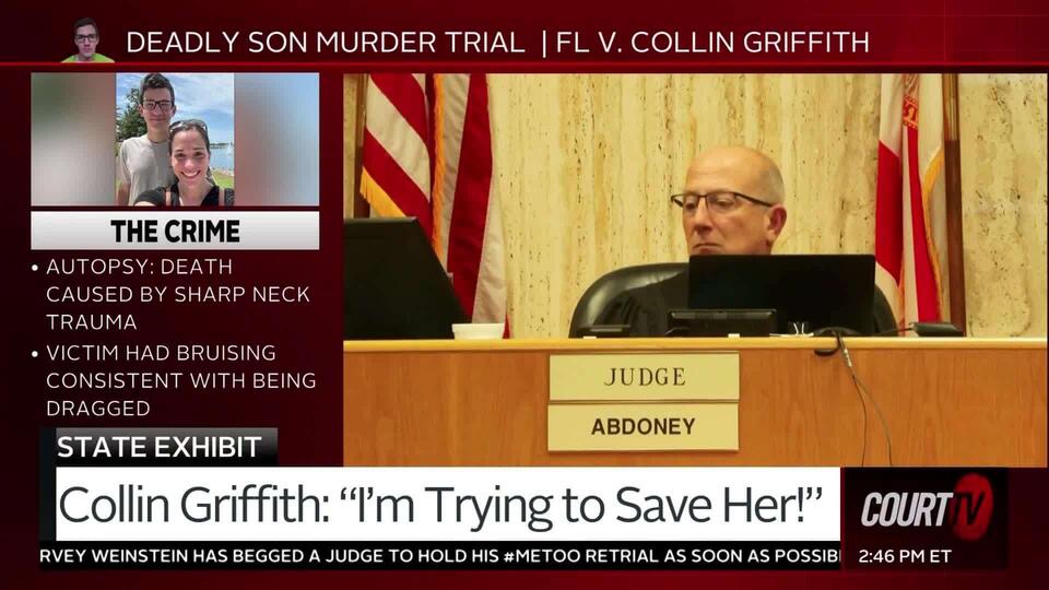 911 Call: Collin Griffith Says His Mother Fell Onto Knife - NewsBreak