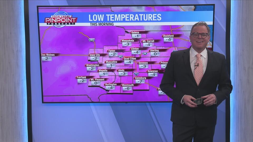 Friday morning’s below 0° low could be the last of the frigid mornings ...