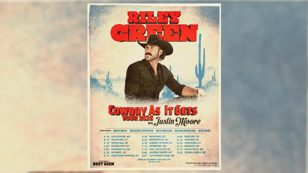 Riley Green's 2026 tour will be 'Cowboy As It Gets' - NewsBreak