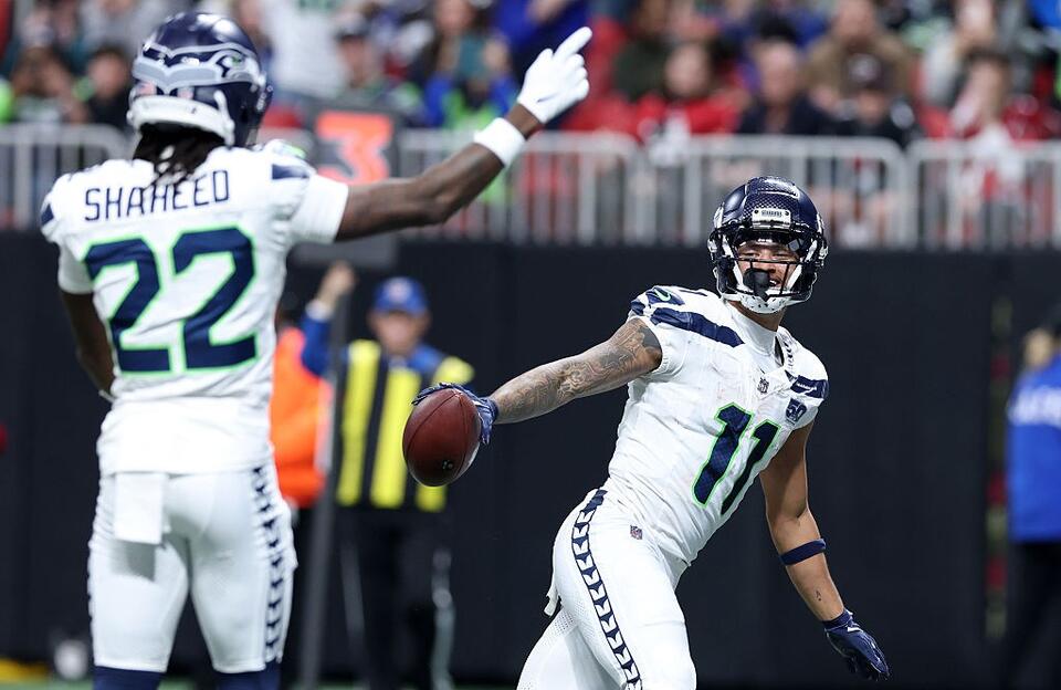 Rashid Shaheed returns kickoff 100 yards for TD and Seahawks blow away ...