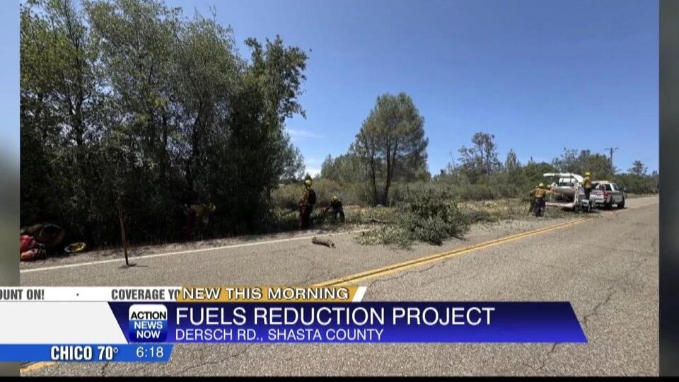 CAL FIRE crews working to clear brush, reduce fire danger along Dersch ...