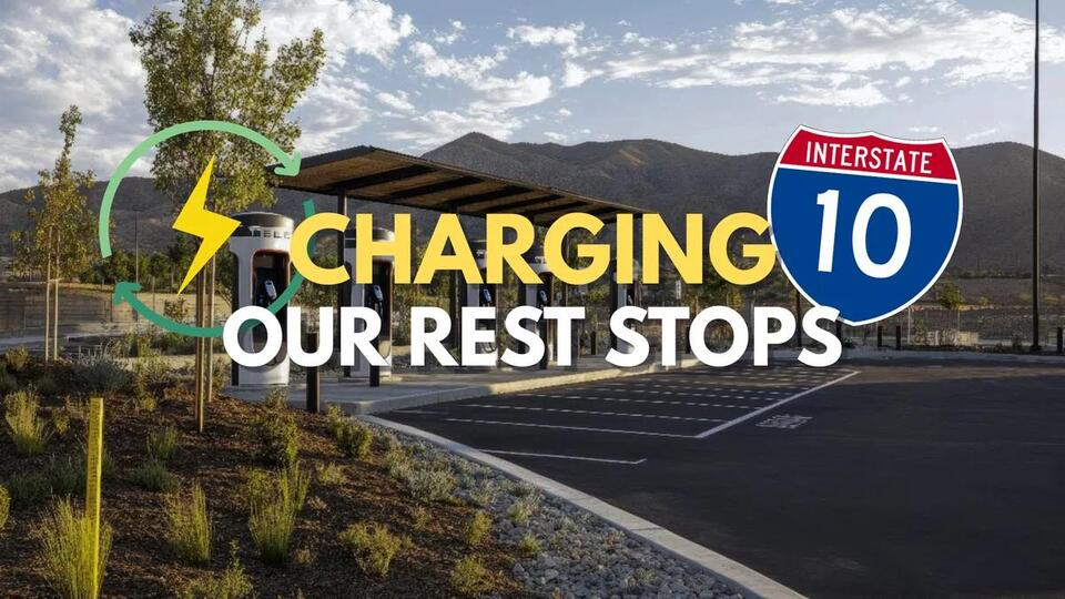New EV chargers installed at Cactus City Rest Stop as part of larger I ...