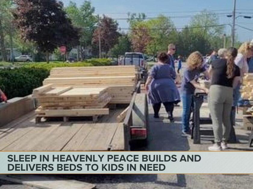 Sleep in Heavenly Peace builds and delivers beds to kids