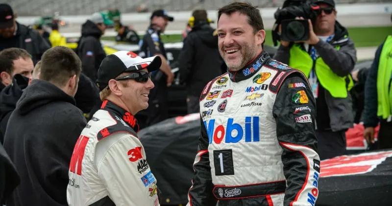 Tony Stewart posts touching tribute to Greg Biffle and family - NewsBreak