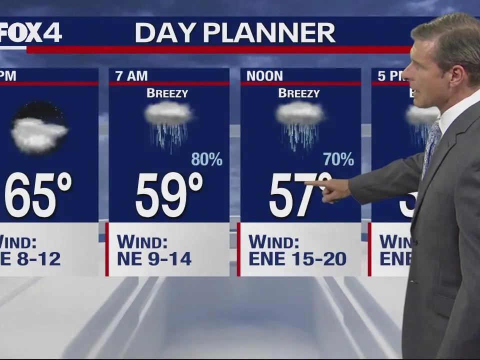 Dallas Weather: April 19 overnight forecast