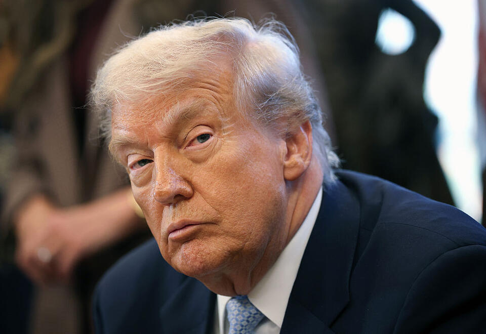 Trump explains hoarse voice during Oval meeting: ‘I was shouting at ...