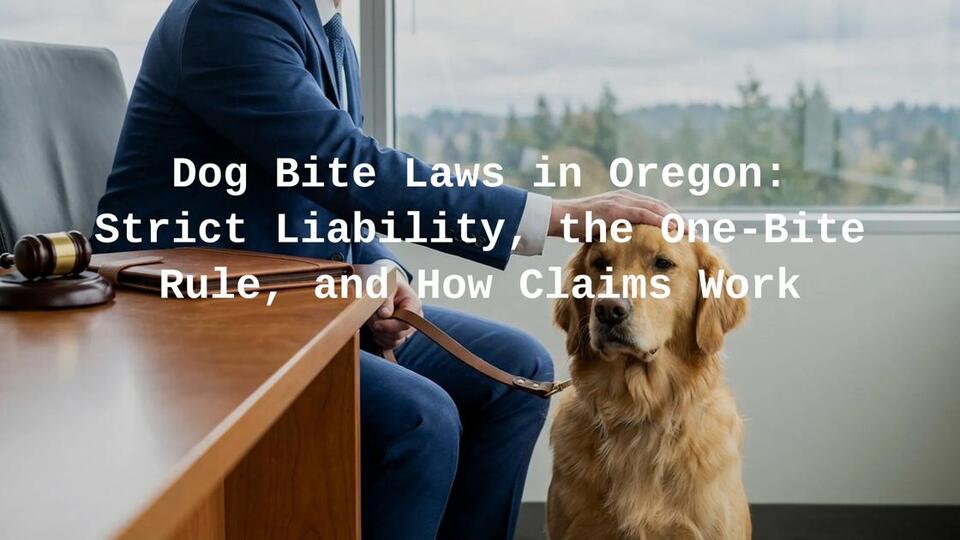 Dog Bite Laws in Oregon: Strict Liability, the One-Bite Rule, and How ...