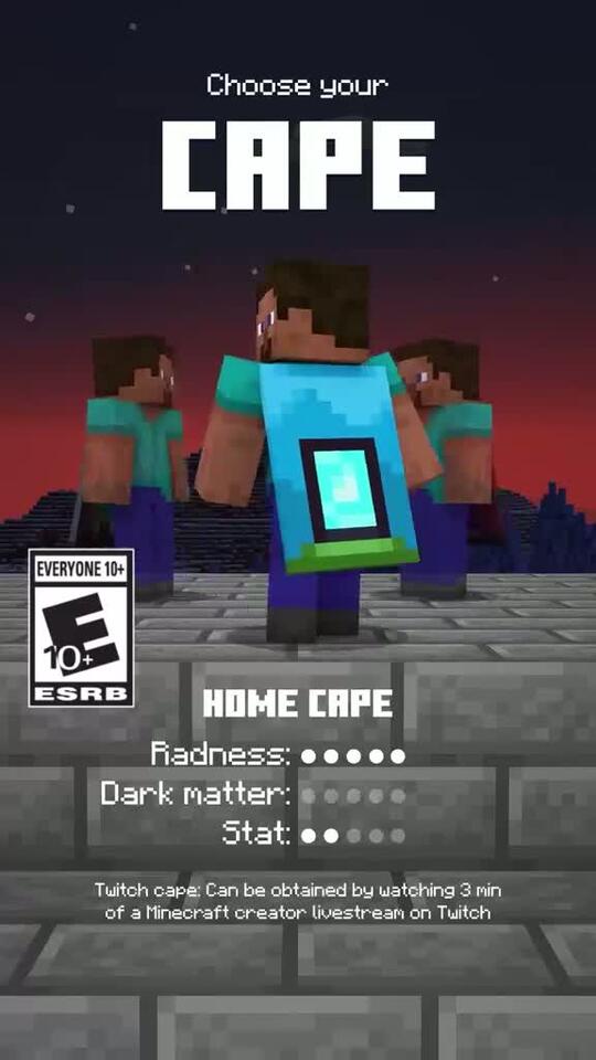 Eenie, meenie, miney... ALL! 💚 Get A Minecraft Movie cape set inspired ...