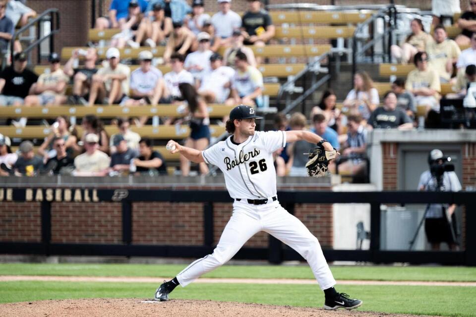 4/16/24 Ball State, Cole Van Assen pitching - NewsBreak