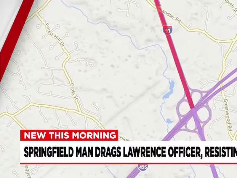 Springfield man drags Lawrence police officer during traffic stop