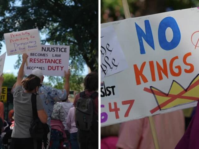 Hundreds gather in Richmond to protest Trump policies on Labor Day ...