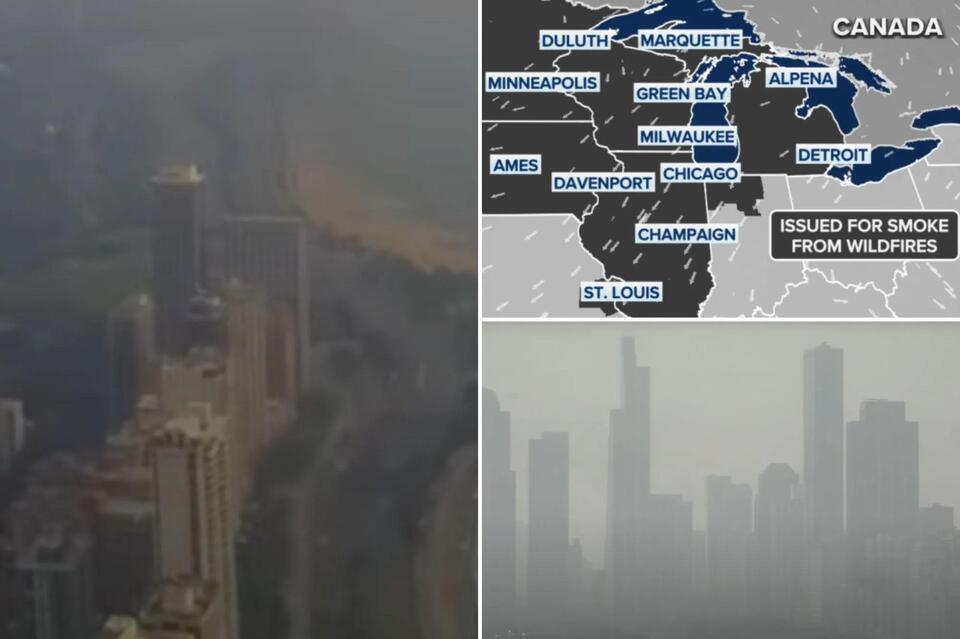 Chicago, Minneapolis smothered with worst air quality in world as ...