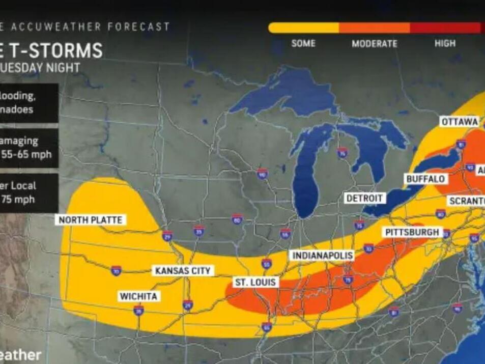 N.Y. weather: Heat wave thunderstorms pose tornado threat upstate, hail ...